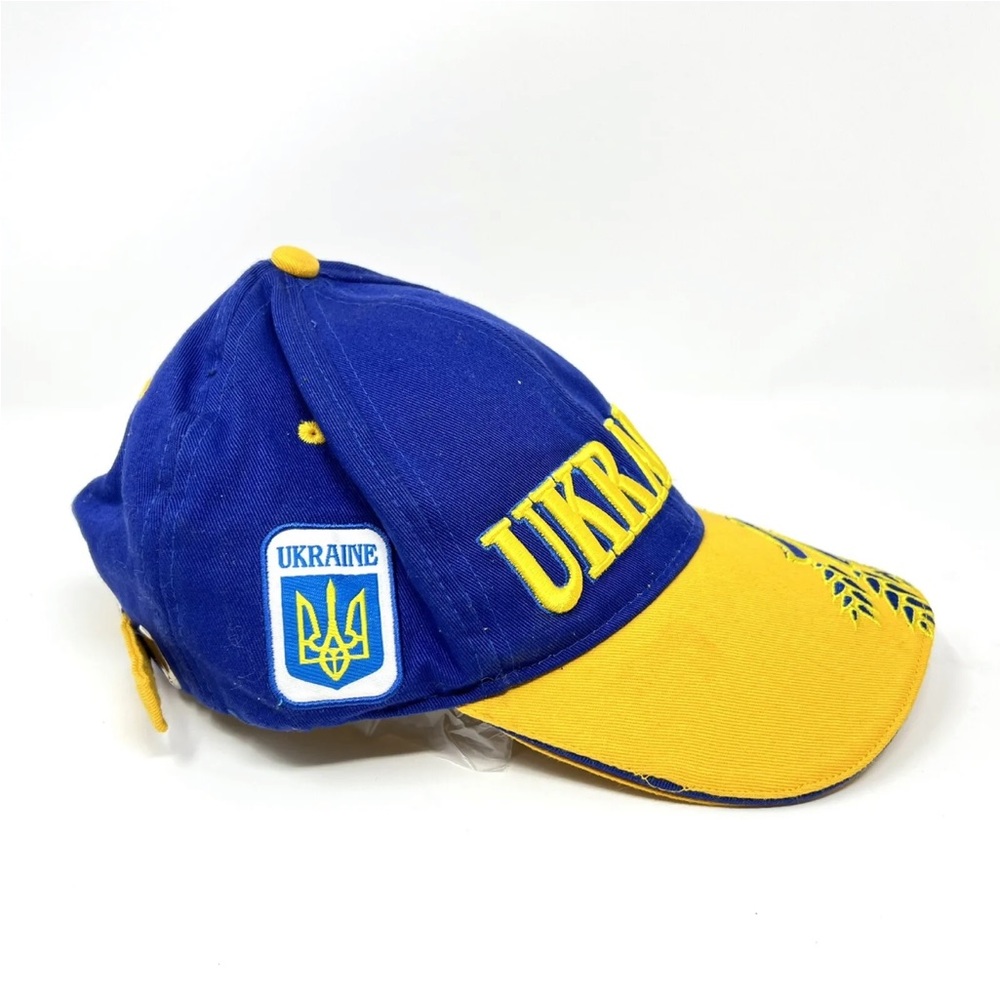 Baseball Cap With Ukrainian Symbols Coat Of Arms Of U… - Gem